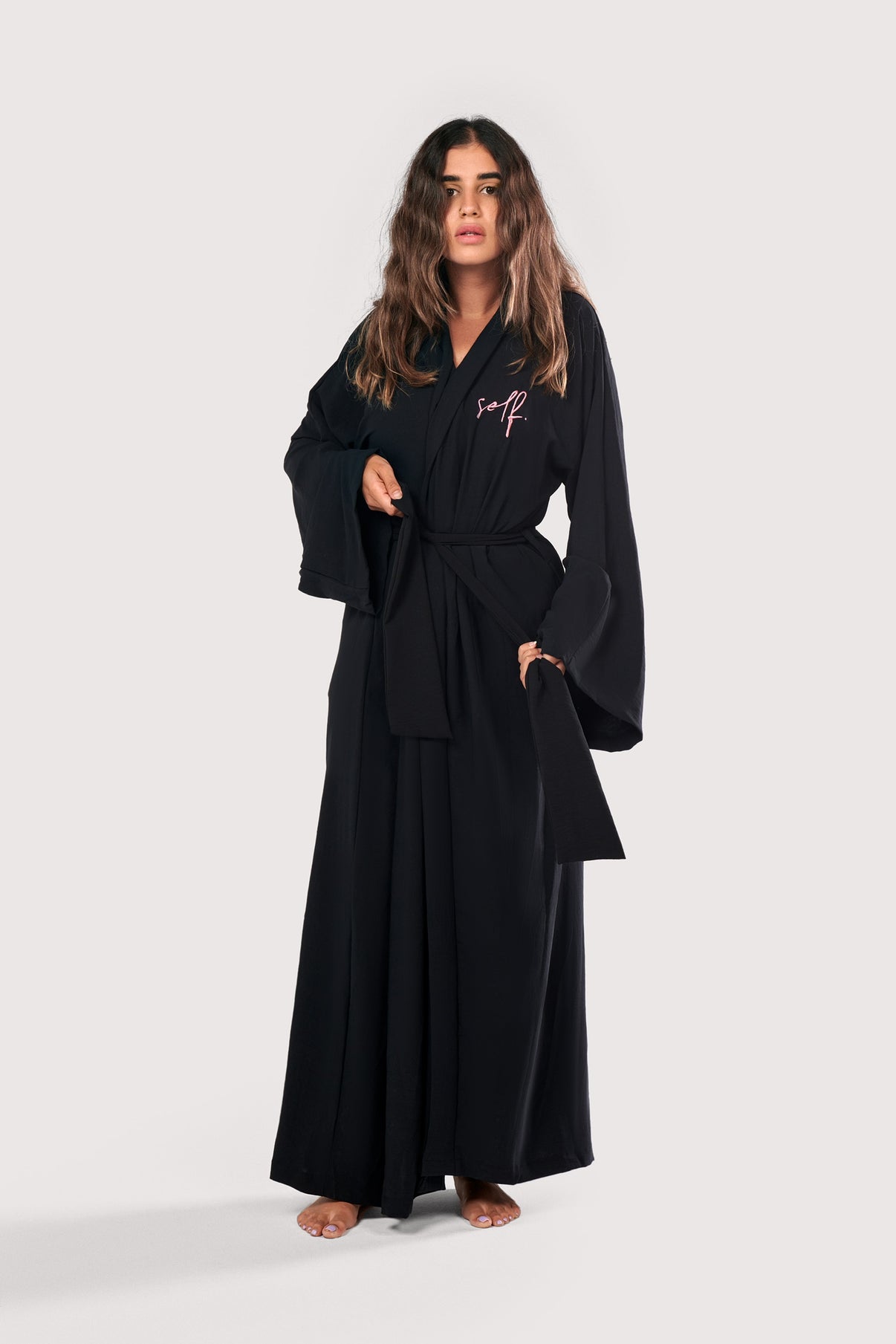Comfort Redefined: The Long Flowy Robe – self the brand